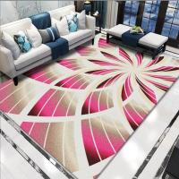 China Polyester Fiber Living Room Floor Carpet 100x200 cm Customizable Machine Washable for sale
