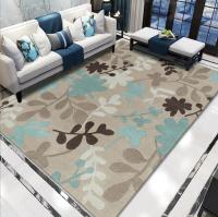 China Polyester Fiber Living Room Floor Carpet 100x200 cm Customizable Machine Washable for sale