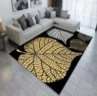 China Polyester Fiber Living Room Floor Carpet 100x200 cm Customizable Machine Washable for sale