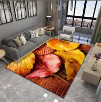 China Polyester Fiber Living Room Floor Carpet 100x160cm Machine Washable Rectangle for sale