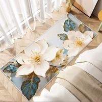 China Polyester Fiber Machine Made Living Room Carpet 100x160cm Imitation Cashmere for sale