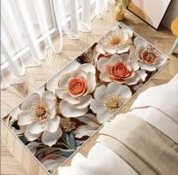 China Polyester Fiber Machine Made Living Room Carpet 100x160cm Imitation Cashmere for sale