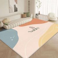 China Imitation Cashmere Living Room Floor Rug 100x200cm Cashmere-Like Acrylic Yarns Machine Made for sale