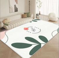 China Imitation Cashmere Living Room Floor Rug 100x200cm Cashmere-Like Acrylic Yarns Machine Made for sale