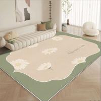 China Imitation Cashmere Living Room Floor Rug 100x200cm Machine Washable Acrylic for sale