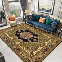 China Persian Crystal Velvet Rectangle Floor Carpet 200x300cm for Bedroom Living Room for sale