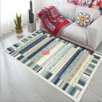 China Bosmia Polyester Fiber Rectangle Carpet 80x120cm Living Room Hotel Floor Mat for sale