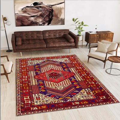 China 160x230cm Rectangle Persia Style Living Room Hotel Carpet Polyester Fiber Machine Made for sale