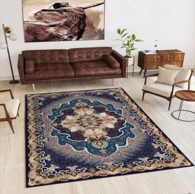 China Persia Style Ancient Flower Living Room Carpet Polyester Fiber 100x160cm Machine Washable for sale