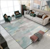 China Modern North European Polyester Fiber Living Room Carpet 40x60cm Custom Size for sale
