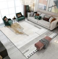 China Modern North European Polyester Fiber Living Room Carpet 40x60cm Custom Size for sale