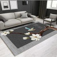 China New Chinese Style Polyester Fiber Living Room Floor Carpet 40x60cm Custom Size for sale