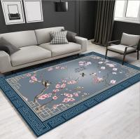 China New Chinese Style Polyester Fiber Living Room Floor Carpet 40x60cm to 200x300cm for sale
