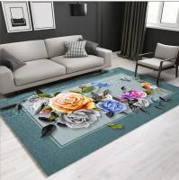 China New Chinese Style Polyester Fiber Living Room Floor Carpet 40x60cm to 200x300cm for sale