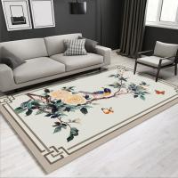 China New Chinese Style Polyester Fiber Living Room Floor Carpet 40x60cm to 200x300cm for sale