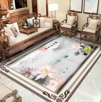 China New Chinese Style Polyester Fiber Living Room Floor Carpet 40x60cm to 200x300cm for sale