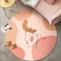 China Custom Size Polyester Fiber Cartoon Fish Pattern Carpet 100x100cm for Living Room Hotel for sale