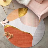 China Custom Size Polyester Fiber Cartoon Fish Pattern Carpet 100x100cm for Living Room Hotel for sale