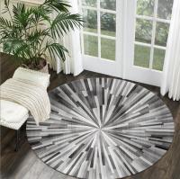China Abstract Vision Geometric Pattern Imitation Cashmere Carpet 100x100cm Polyester Fiber Living Room Hotel for sale