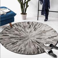 China Abstract Vision Geometric Pattern Imitation Cashmere Carpet 100x100cm Polyester Fiber Living Room Hotel for sale