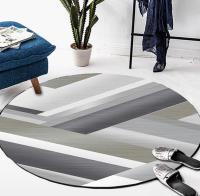 China Abstract Vision Geometric Pattern Imitation Cashmere Carpet 100x100cm Polyester Fiber Living Room Hotel for sale