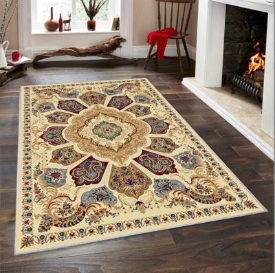 China Nordic Moroccan Vintage Living Room Floor Carpet Polyester Fiber 40x60cm Custom Size for sale
