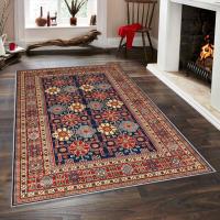 China Nordic Moroccan Vintage Living Room Floor Carpet Polyester Fiber 40x60cm Custom Size for sale