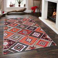 China Nordic Moroccan Vintage Living Room Floor Carpet Polyester Fiber 40x60cm Custom Size for sale