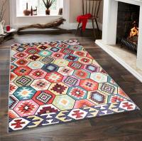 China Nordic Moroccan Vintage Living Room Floor Carpet Polyester Fiber 40x60cm Custom Size for sale