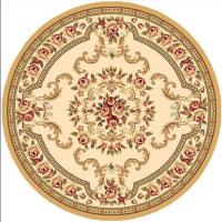 China Ancient Ethnic Style Polyester Fiber Living Room Floor Carpet 180x180cm for sale