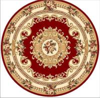 China Ancient Ethnic Style Polyester Fiber Living Room Floor Carpet 180x180cm for sale