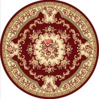China Ancient Ethnic Style Polyester Fiber Living Room Floor Carpet 180x180cm for sale