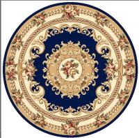 China Ancient Ethnic Style Polyester Fiber Living Room Floor Carpet 180x180cm for sale
