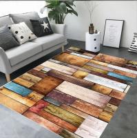 China 3D Printed Flower Geometric Crystal Velvet Carpet 40x60cm to 200x300cm Custom Size for sale