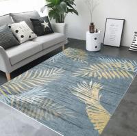 China 3D Printed Feather Abstract Polyester Fiber Carpet 40x60cm for Living Room Bedroom for sale