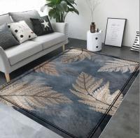 China 3D Printed Feather Abstract Polyester Fiber Carpet 40x60cm for Living Room Bedroom for sale