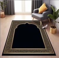 China National Style Prayer Floor Carpet Rug 70x110cm Machine Washable Polyester Worship Mat for sale