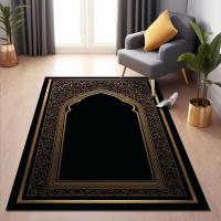 China National Special Arabic Printed Worship Mat Prayer Floor Carpet 70x110cm Polyester Fiber for sale