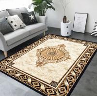 China European Style 3D Printed Flower Pattern Crystal Velvet Carpet 40x60cm for Living Room Sofa Bedroom for sale