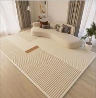 China Japanese Wabi-Sabi Stripes Crystal Velvet Living Room Floor Carpet 40x60cm Custom Size for sale