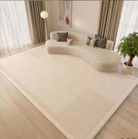 China Japanese Wabi-Sabi Stripes Crystal Velvet Living Room Floor Carpet 40x60cm Custom Size for sale