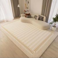 China Japanese Wabi-Sabi Stripes Crystal Velvet Living Room Floor Carpet 40x60cm Custom Size for sale