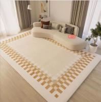 China Japanese Wabi-Sabi Stripes Crystal Velvet Carpet 40x60cm Living Room Floor Mat Machine Washable for sale
