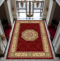 China Bohemia Colorful Printed Flower Crystal Velvet Carpet 40x60cm Living Room Floor Mat for sale