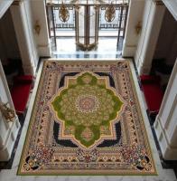 China Bohemia Colorful Printed Flower Crystal Velvet Carpet 40x60cm Living Room Floor Mat for sale