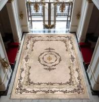 China Bohemia Colorful Printed Flower Pattern Crystal Velvet Carpet 40x60cm Living Room Floor Mat for sale