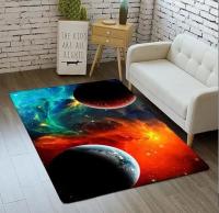 China 3D Stereo Vision Planet Universe Polypropylene Living Room Carpet 40x60cm Custom Size for sale