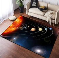 China 3D Stereo Vision Planet Universe Polypropylene Living Room Carpet 40x60cm Custom Size for sale