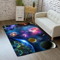 China 3D Stereo Vision Planet Universe Polypropylene Living Room Carpet 40x60cm Custom Size for sale