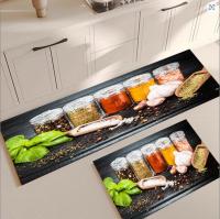 China Polyester Fiber Kitchen Oil Absorbent Floor Mat 40x160cm Customizable for sale